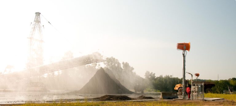 Landfill Controls Fly Ash Dust with Dust Suppression