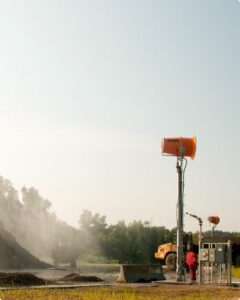 Landfill Controls Fly Ash Dust with Dust Suppression