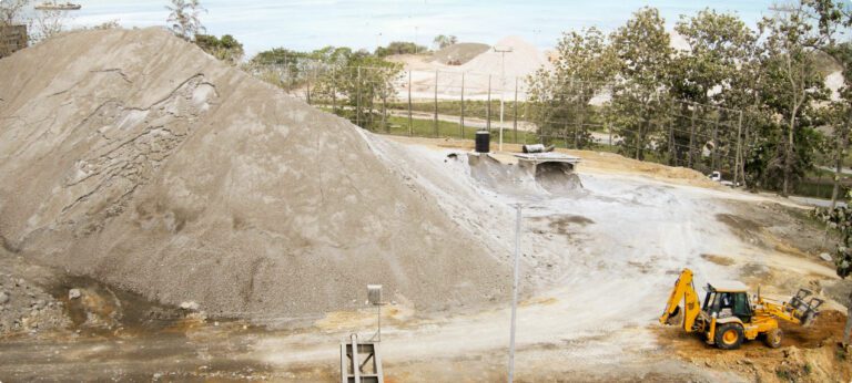 Dust control at limestone quarry | BossTek
