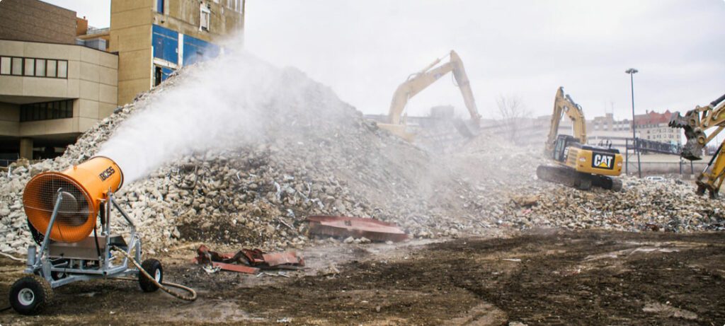 Demolition Dust Control Made Easy with Adamo | BossTek