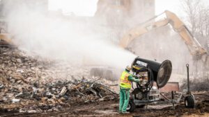 Demolition Dust Control Made Easy with Adamo | BossTek