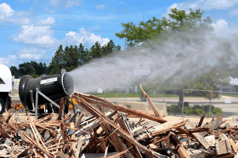 Recycler Controls Dust at C&D Recovery Facilities | BossTek
