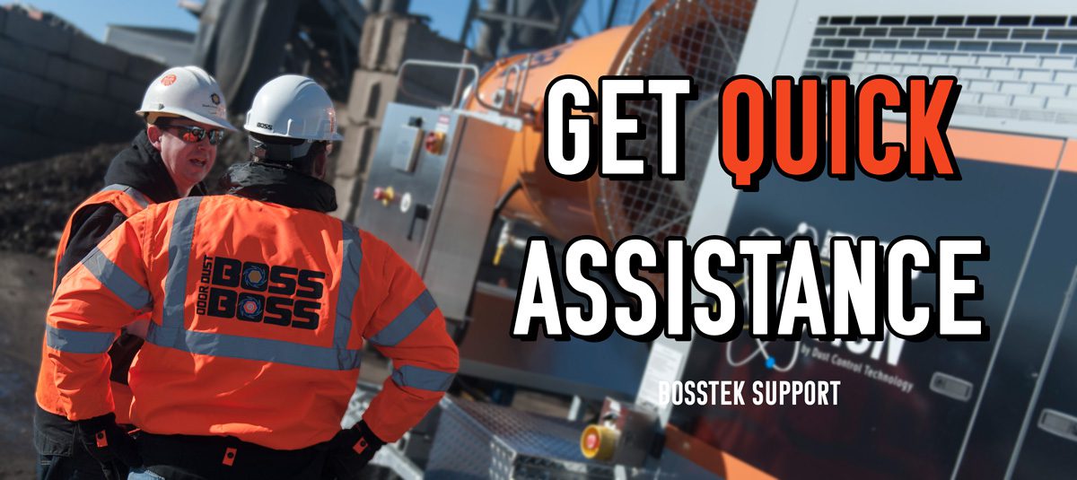 Support for Dust Suppression, Odor Control and Crowd Cooling | BossTek