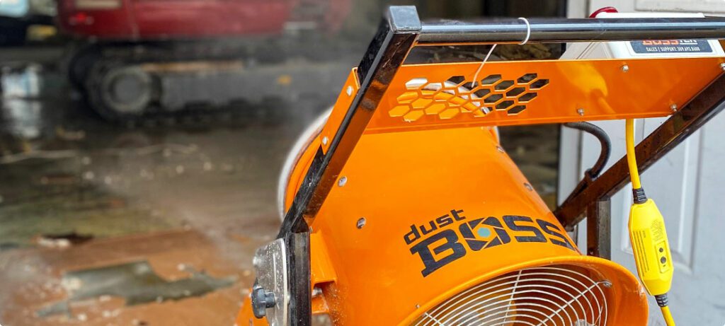Indoor Dust Control Improves Safety with DustBoss DB-10